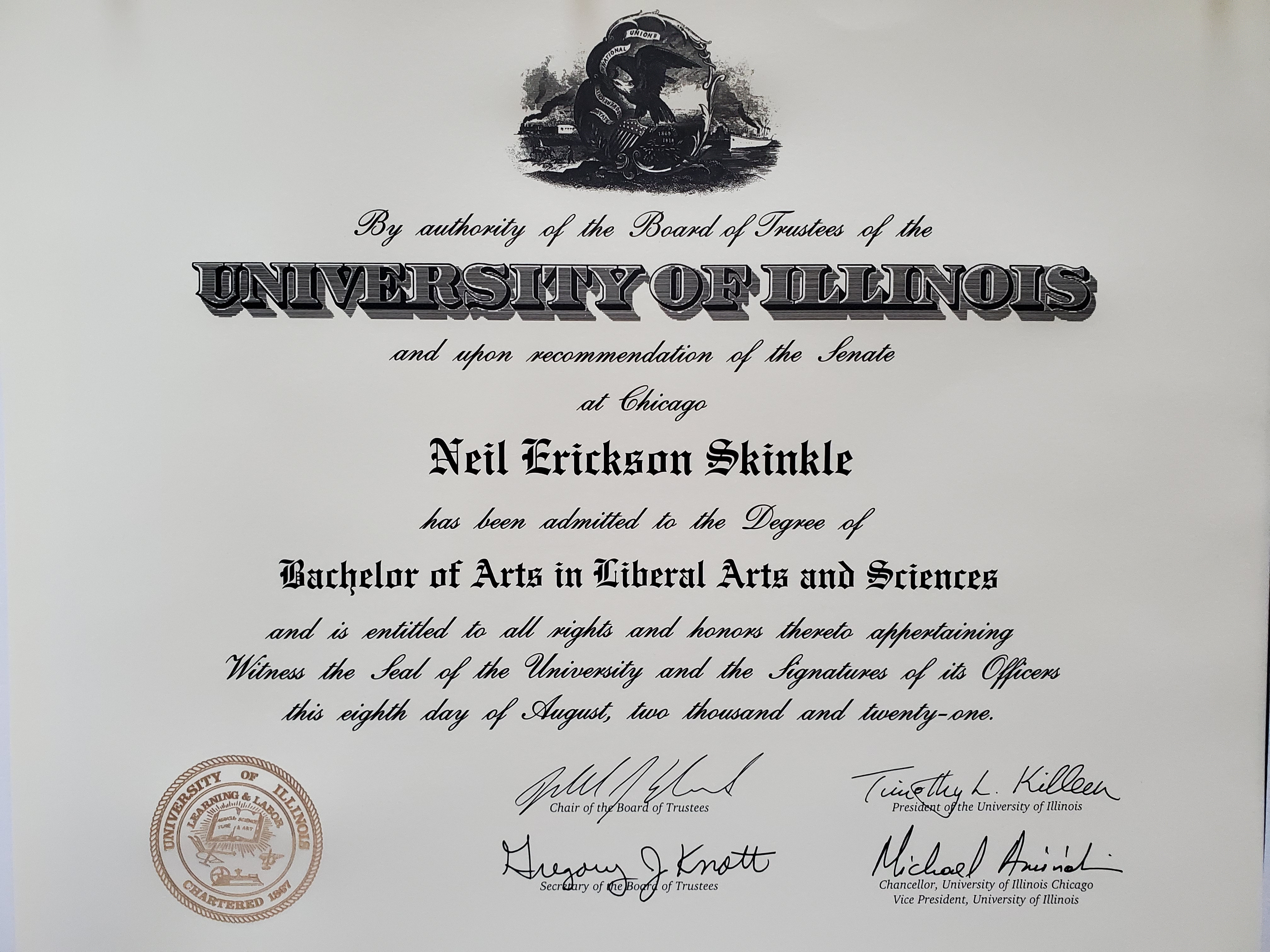 Credentials – Neil Skinkle's Portfolio