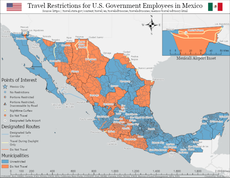 Travel Restrictions for U.S. Government Employees in Mexico – Neil ...